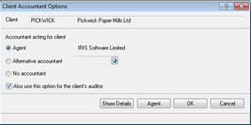How to enter an Accountant or Auditor Information