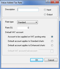 Change the VAT Rate in Accounts Production