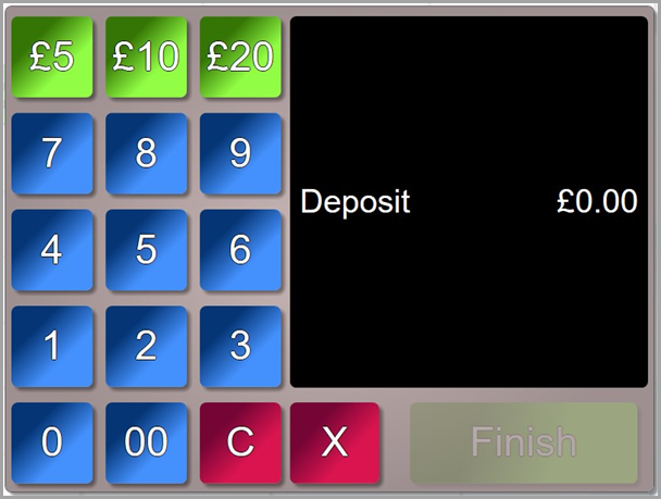 Deposit Cash at Till
