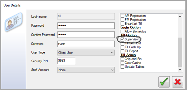 Deposit Cash at Till