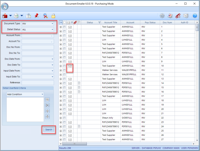 Adding or Amending Email Addresses in the Emailer Suite