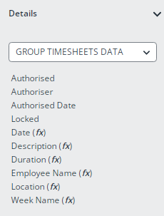 Using Group Timesheet Data
