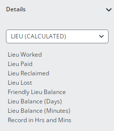 Using Lieu (Calculated)