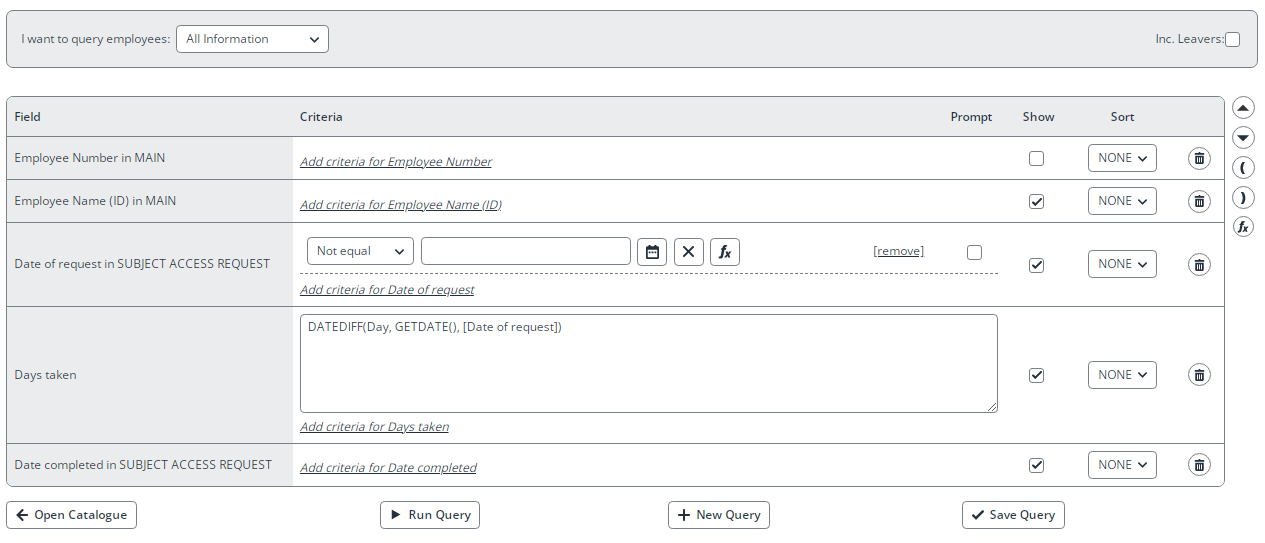 Subject Access Requests (SAR)