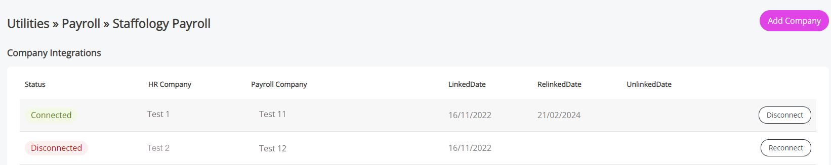 Working with Staffology Payroll