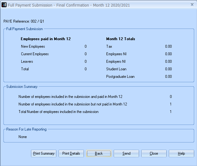 Payroll year end process - IRIS Payroll Business / Bureau