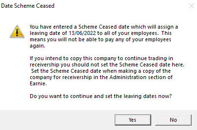 What if I cease trading?