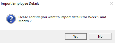 How to import Pay Details