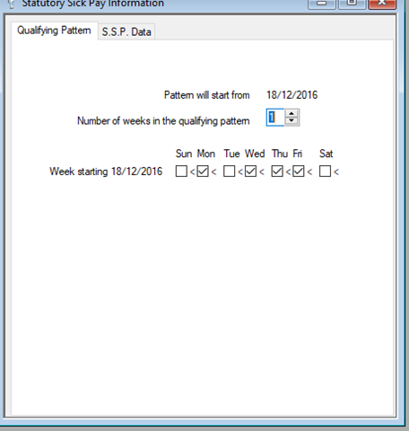 Statutory sick pay information