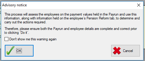 One-click auto enrolment