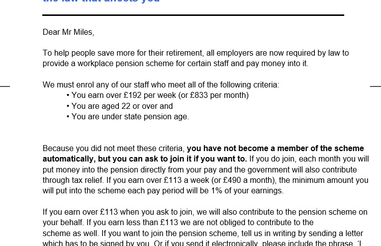 One-click auto enrolment